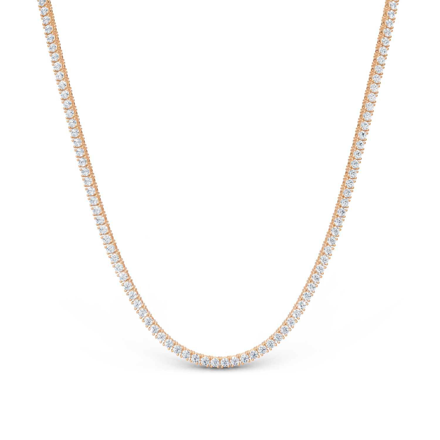 Classic Tennis Diamond Necklace 18k | ROVA Brilliance